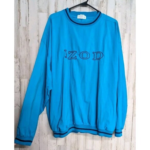 Izod | Jackets & Coats | Vintage Izod Nylon Pullover Xl Windbreaker ...